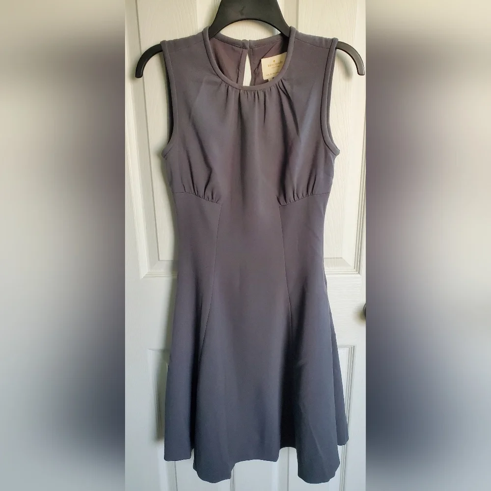 kate spade | Dresses | Kate Spade New York Gray Fit And Flare ...